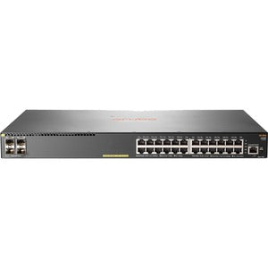 HPE Aruba JL261A Switch 2930F 24G PoE+ 4SFP - 24 puertos - Administrab ...