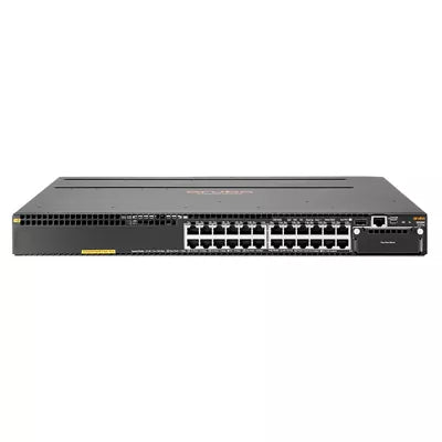 HPE Aruba JL073A Switch 3810M 24G PoE+ de 1 ranura - 24 puertos - Admi ...
